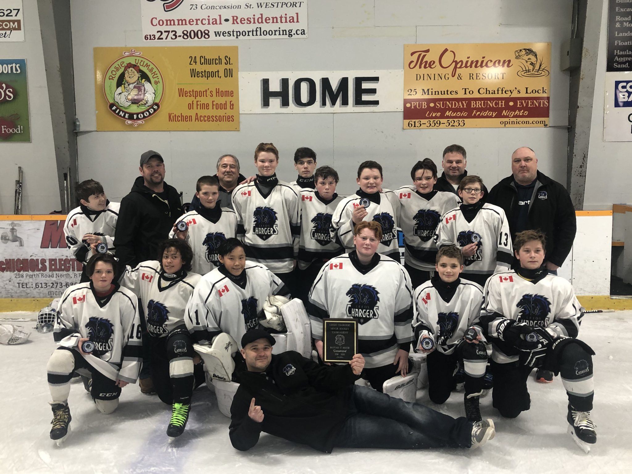 Bantam House C – Home Tournament Champs! – Leeds Chargers
